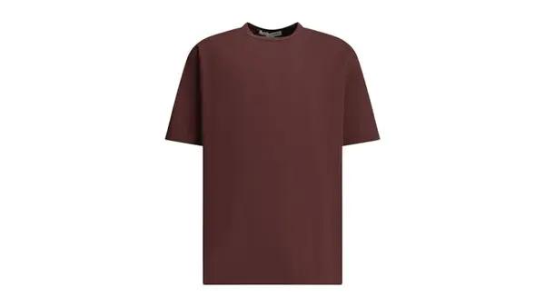 Comme Des Garçons Crewneck Sweat-shirt Reverse Logo T-shirt - Bordeaux