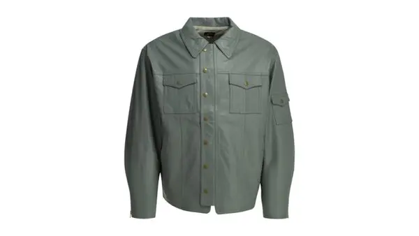 Needles Southern Leather Jacket - Green