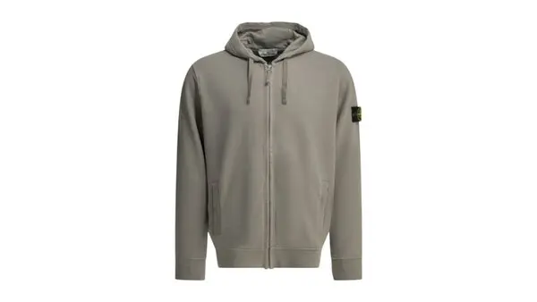 Stone Island Hooded A Zipper Sweatshirt
