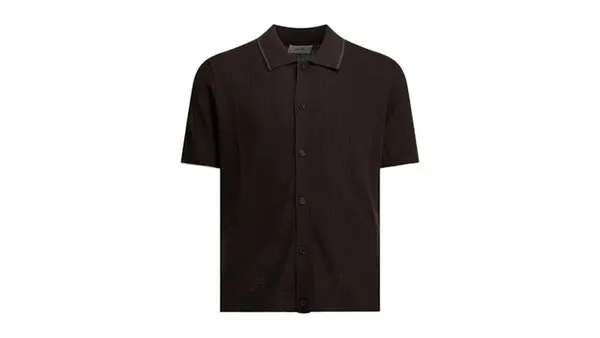 NN.07 Nalo Polo Shirt Sweater - Brown