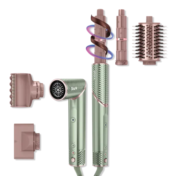 SHARK BEAUTY Flexstyle Ioncurl Ion Air Drying, Curling & Styling System In Strawberry Matcha