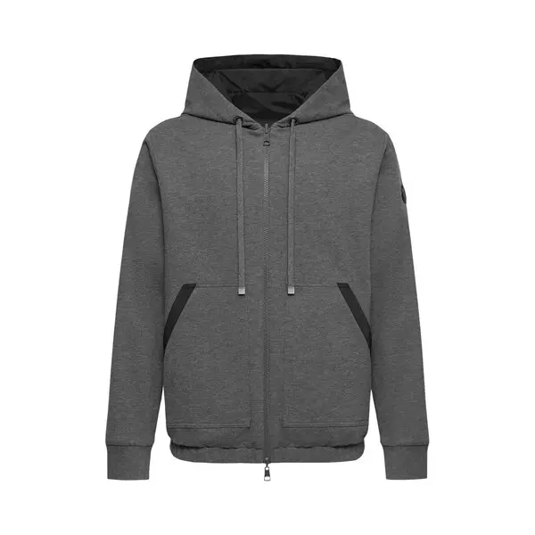 Moncler Zip Up Cardigan 'charcoal