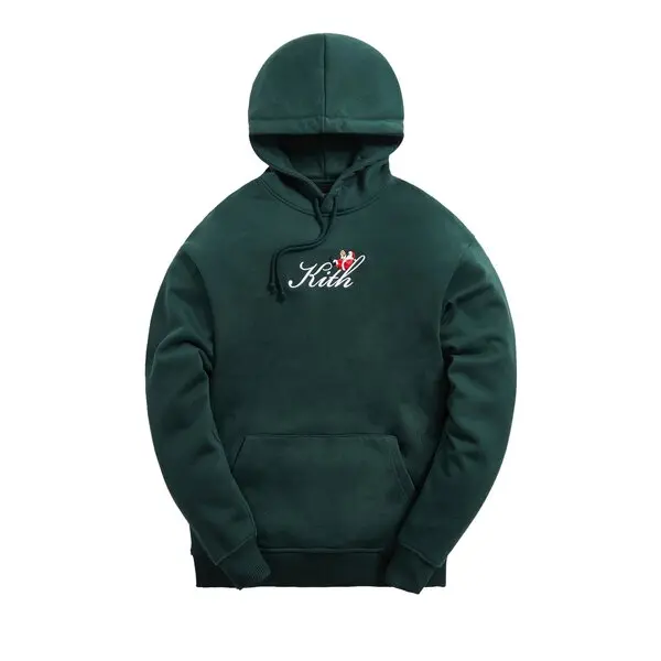 Kith Script Santa Hoodie 'stadium