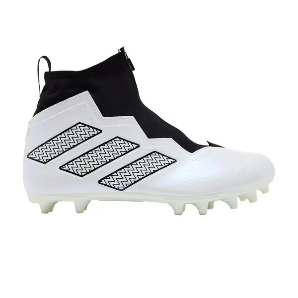 Adidas Nasty Fly 4e Wide Black Football Cleats - White
