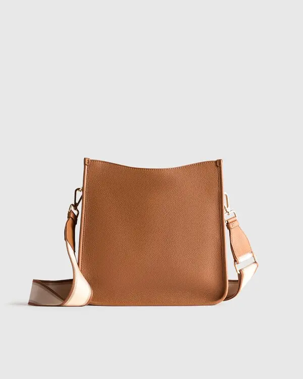 Quince Emilia Crossbody - Cognac