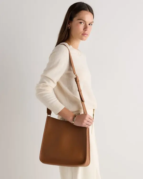 Quince Emilia Crossbody - Cognac
