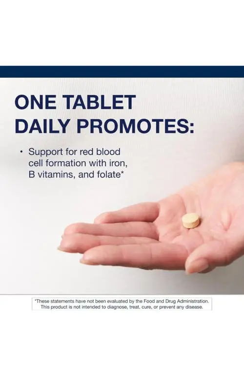 METAGENICS Hemagenics Iron Supplement With B12 B6 And Folate 180 Tablets