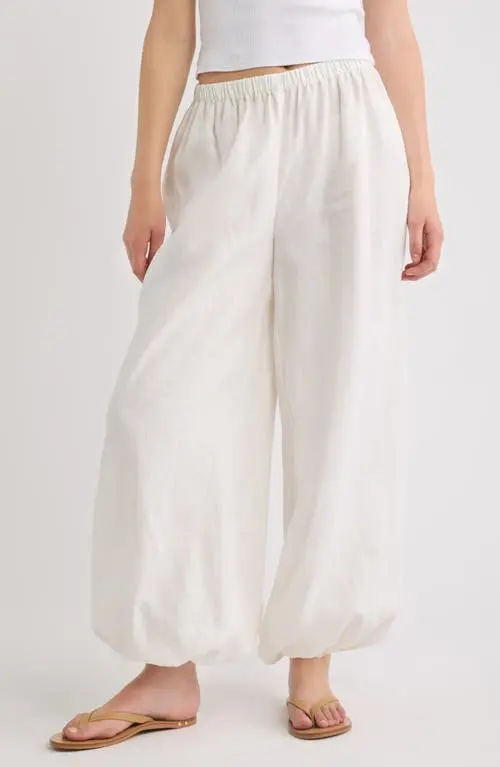 Faithfull The Brand Kortez Balloon Pants - White