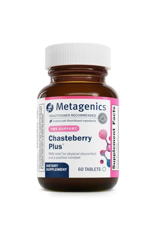 METAGENICS Chasteberry Plus Hormone Reproductive Health Supplement 60 Tablets - None