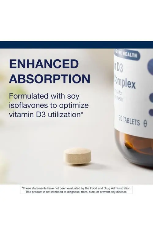 METAGENICS D3 2000 Iu Vitamin Supplement Bone Health Support 90 Count