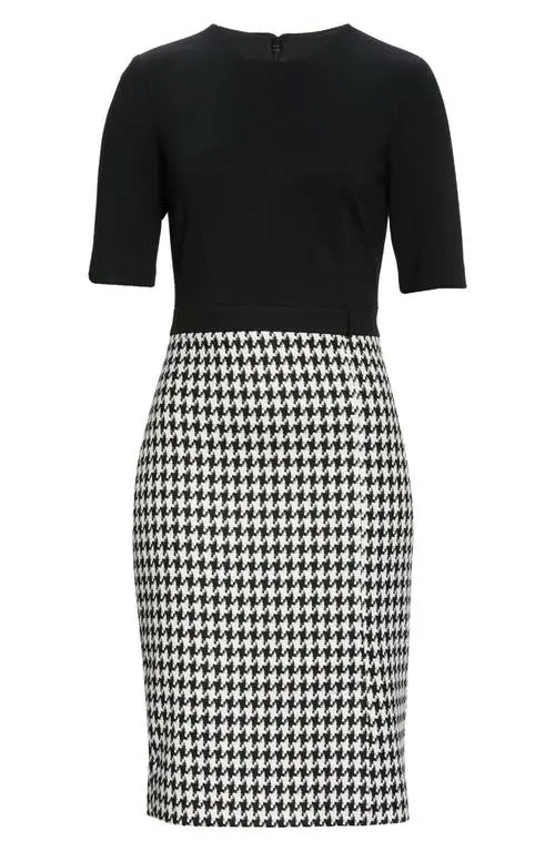 Ted Baker London Johan Mixed Media Dress