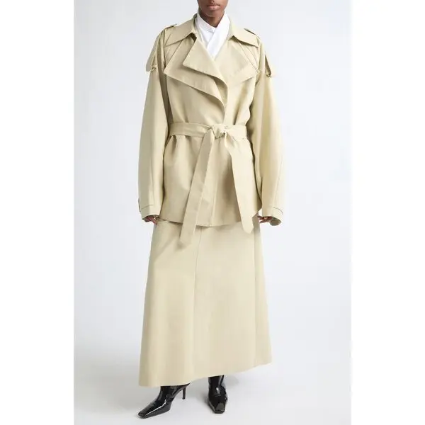 EENK Layered Collar Drape Jacket