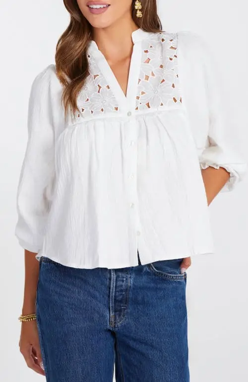 BISHOP + YOUNG Flora Texture Blouse