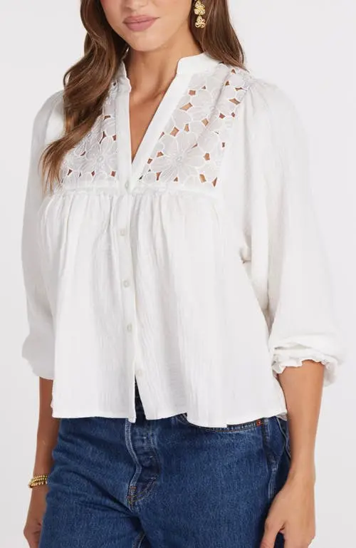 BISHOP + YOUNG Flora Texture Blouse