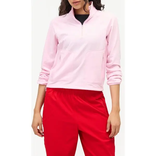 HALFDAYS Rebecca Half-zip Fleece Pullover - Bisou
