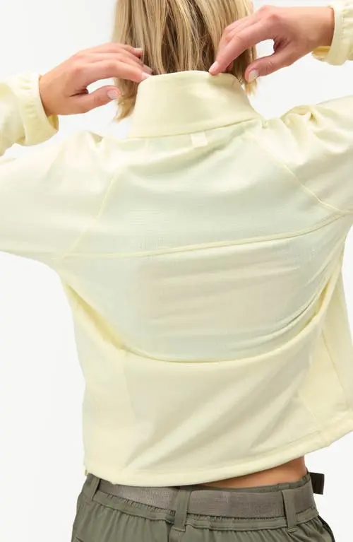 HALFDAYS Rebecca Half-zip Fleece Pullover - Chardonnay