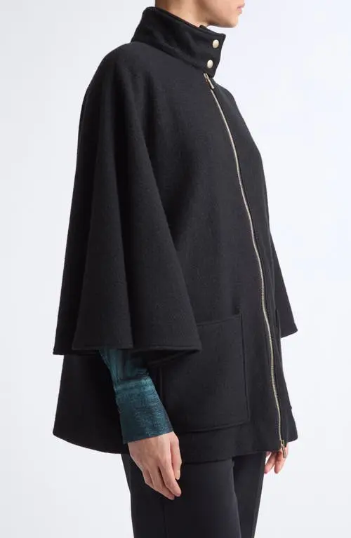 Eleventy Full Zip Wool Coat - 22 Black