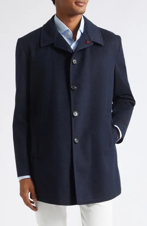 Isaia San Gennaro Cashmere Jacket - Blue