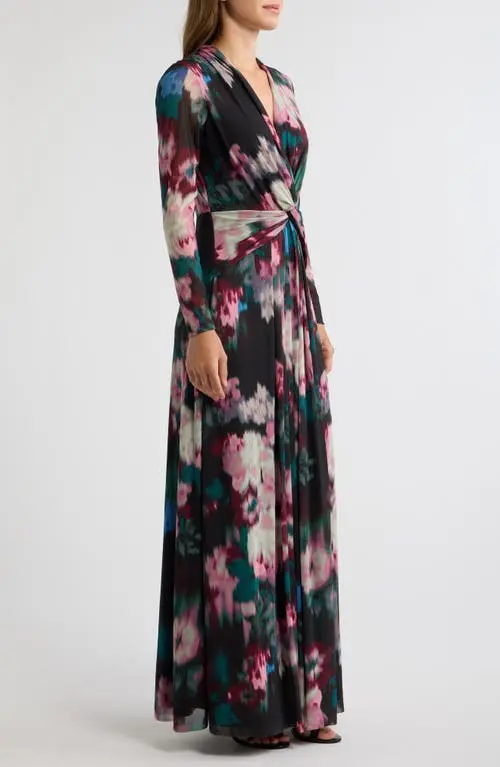 Anne Klein Twist Front Maxi Dress