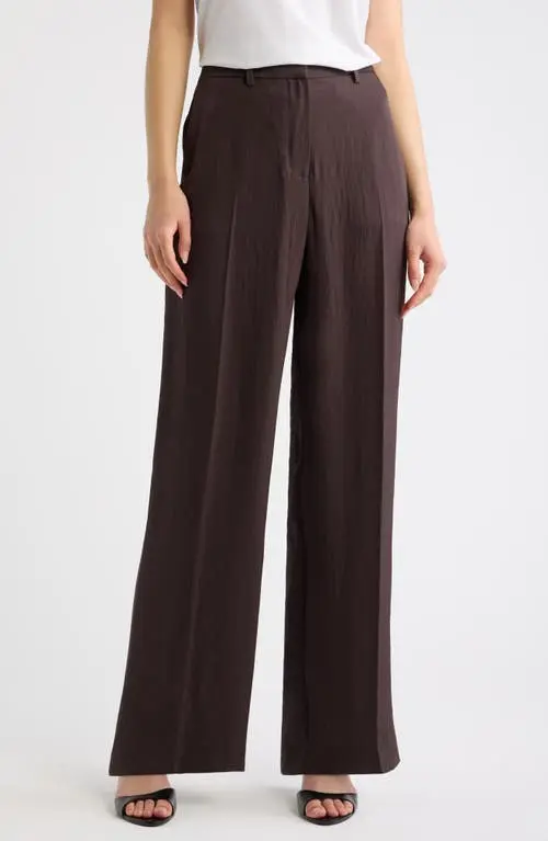 Theory Classic Wide Leg Ankle Pants