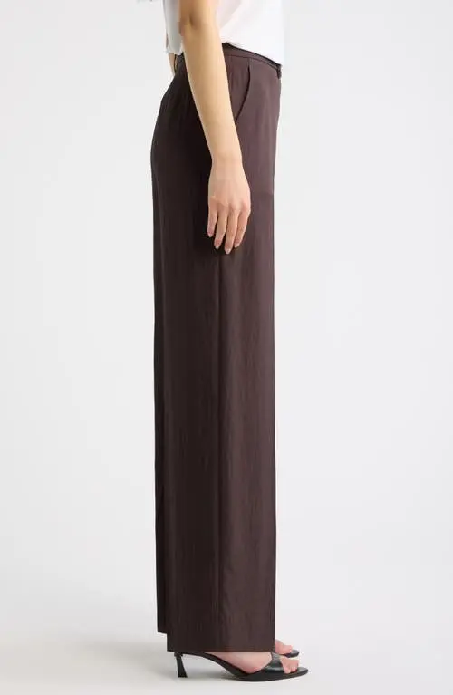 Theory Classic Wide Leg Ankle Pants