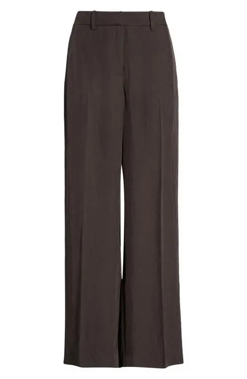 Theory Classic Wide Leg Ankle Pants