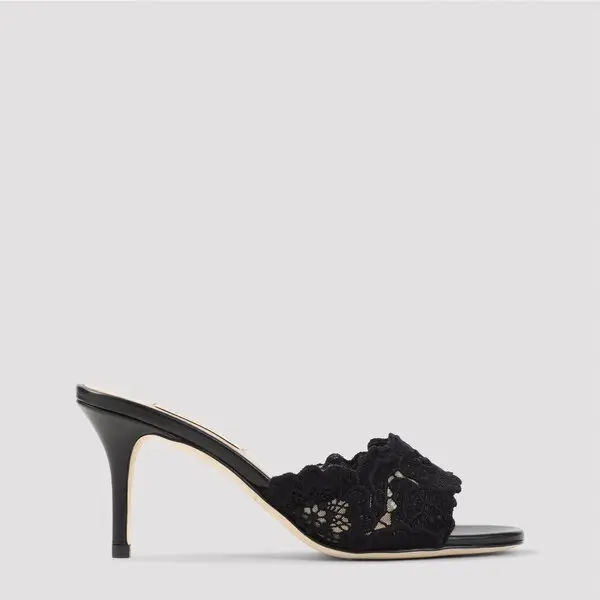 ARTEANA 7.5 Cm Leather Slide Pumps - Blue