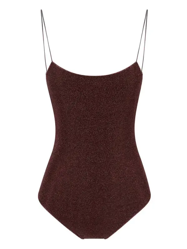 Oseree Lurex-detail Bodycon Dress