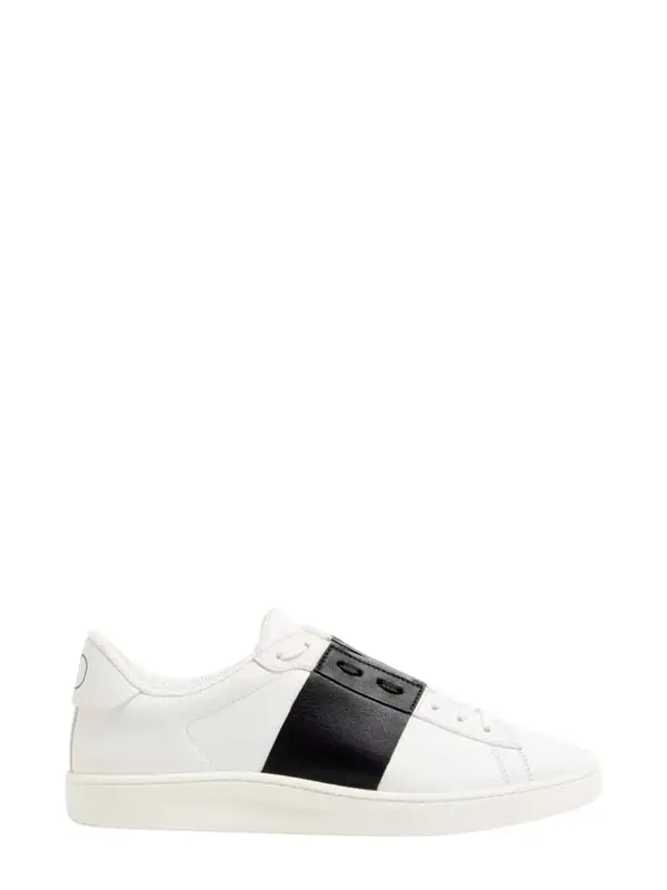 Valentino Garavani Open Royco Leather Sneakers With Logo Detail