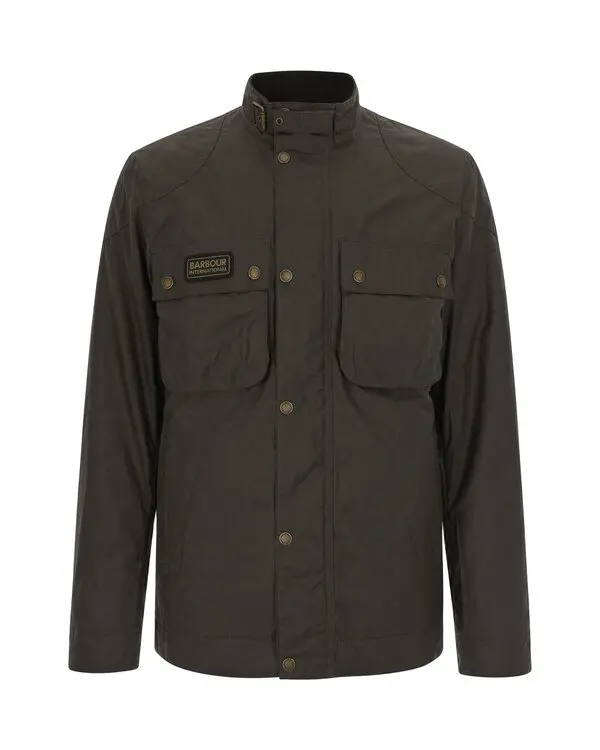 BARBOUR INTERNATIONAL Waxed Cotton Field Jacket