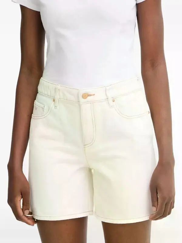 Armani Exchange Contrast-stitch Logo-patch Shorts