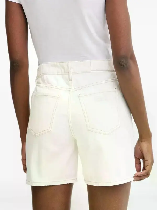 Armani Exchange Contrast-stitch Logo-patch Shorts