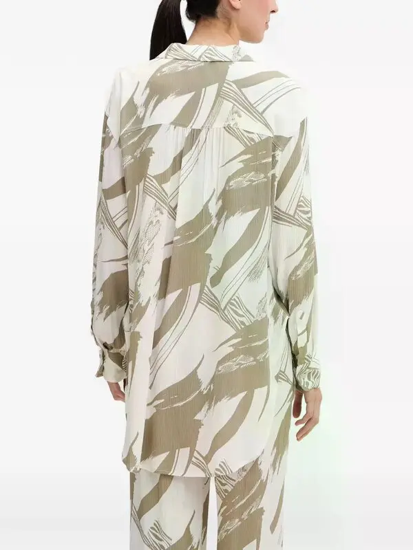 Dkny Abstract Print Chest Pocket Shirt