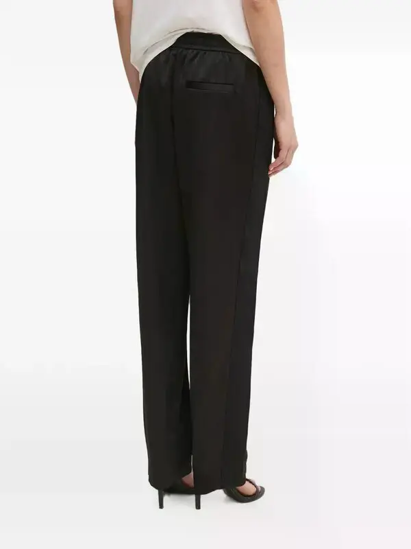 Dkny Drawstring-waistband Straight-leg Trousers