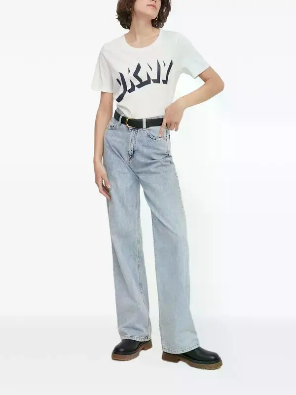Dkny Logo Detail T-shirt - White