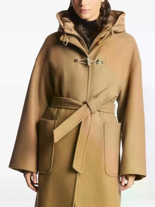 FAY Toggle-fastening Belted Coat