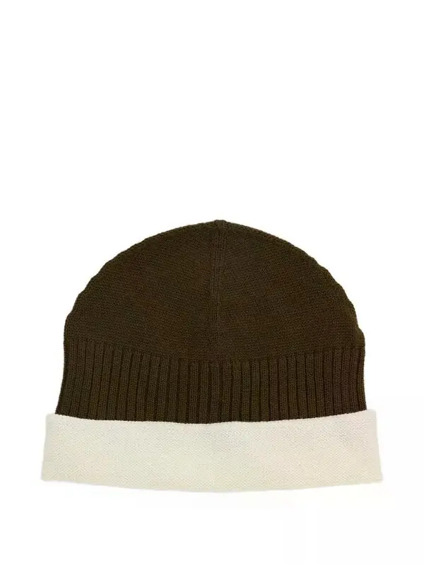 MAISON MARGIELA Cotton Knit Beanie - Brown