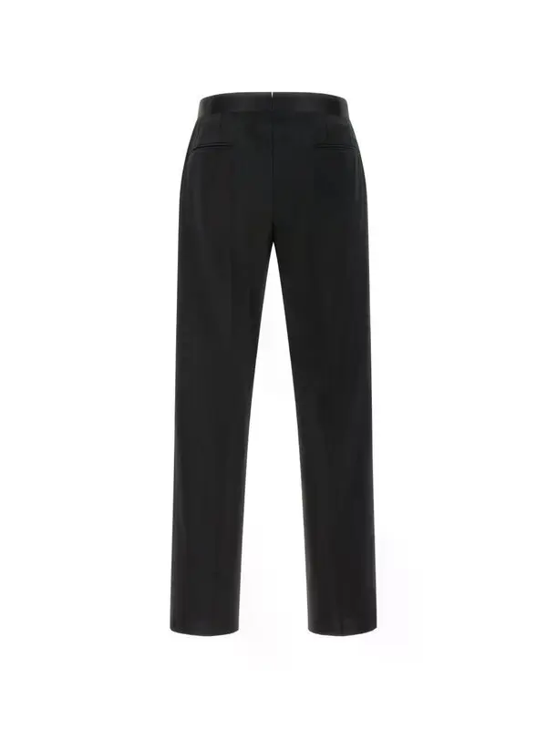 LARDINI Double-breasted Satin-trim Suit