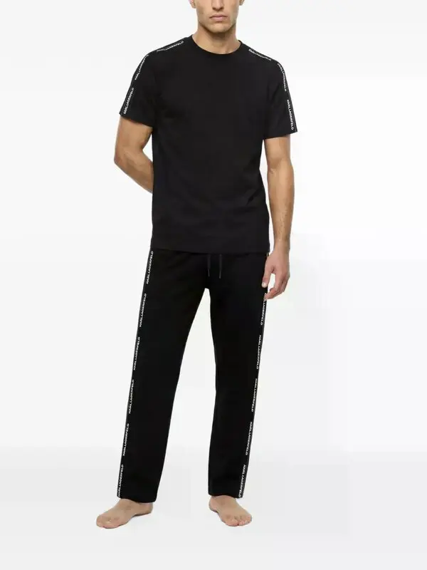 Karl Lagerfeld Logo Loungewear Pants - Black