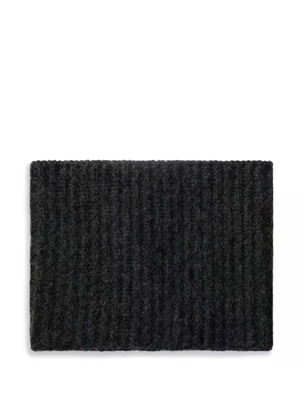 LEMAIRE Neck Warmer In Alpaca And Yak Wool Blend - Grey