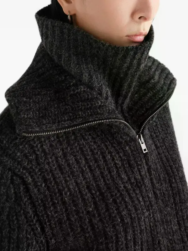 LEMAIRE Neck Warmer In Alpaca And Yak Wool Blend
