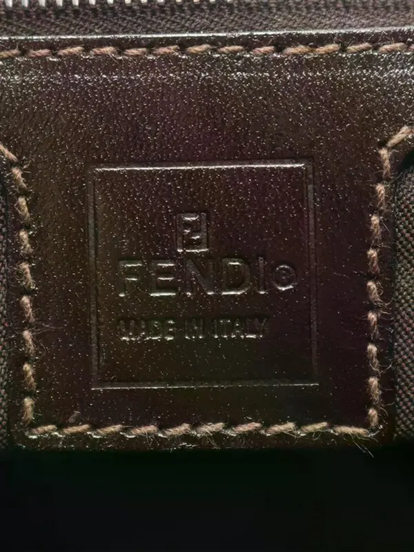 Fendi 2000-2010 Zucca Croissant Shoulder Bag