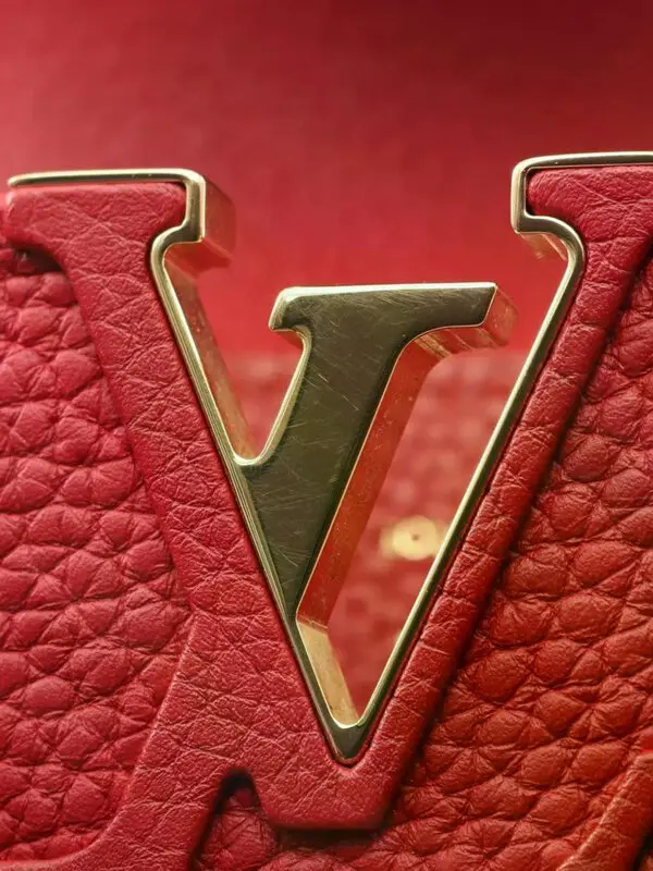 LOUIS VUITTON 2020 Taurillon Mini Capucines Satchel