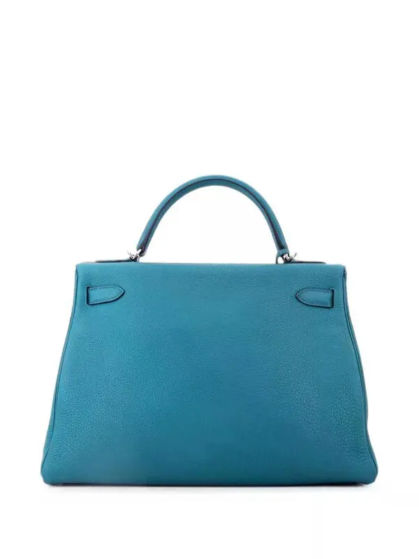 Hermès Kelly Handbag Togo With Palladium Hardware 32 Satchel