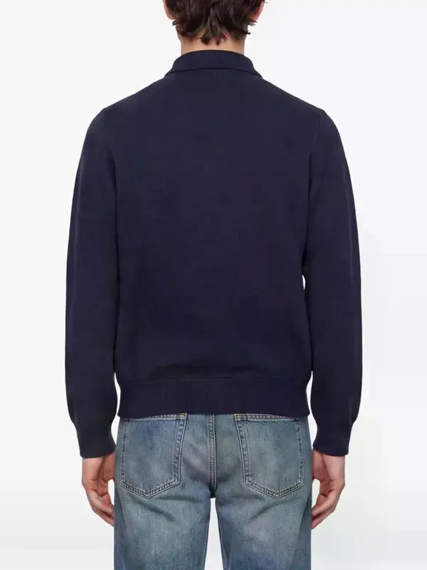 LARDINI Zip-up Knitted Jacket