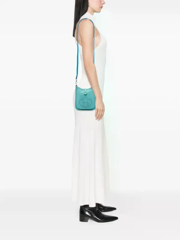 Hermès 2017 Epsom Evelyne I 16 Amazone Crossbody Bag - Blue