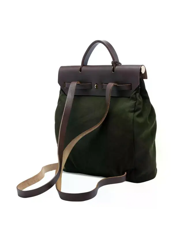 Hermès 1999 Toile Herbag Gm Backpack