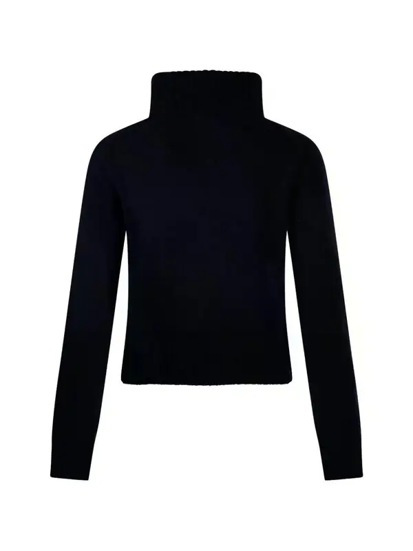 BEYOU Roll-neck Fine Knit Sweater