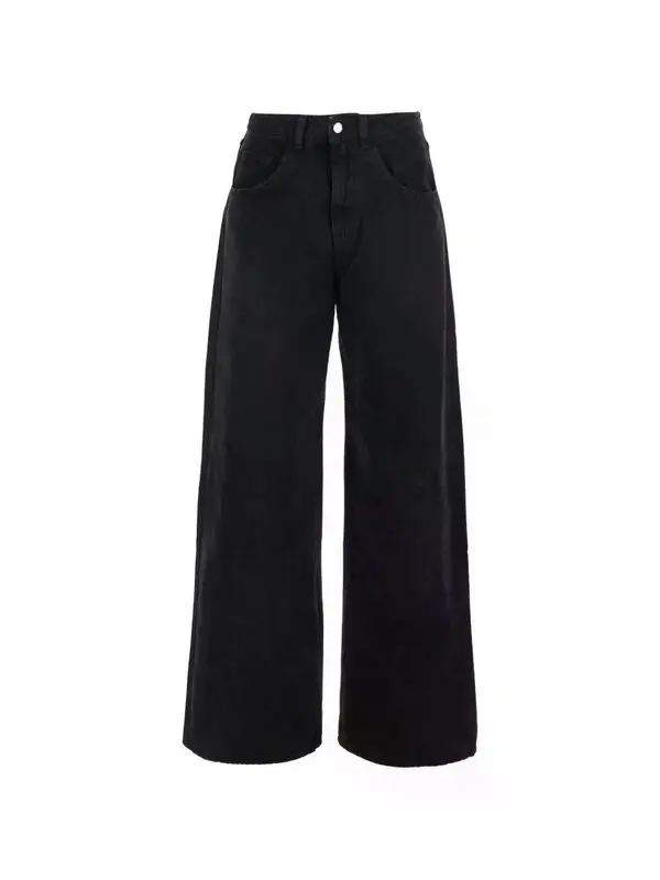 ICON DENIM LOS ANGELES Poppy Wide-leg Jeans - Black