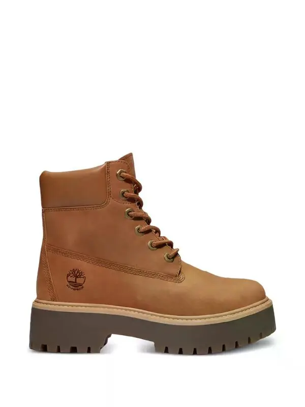 Timberland Stone Street Platform Lace-up Boots - Neutrals